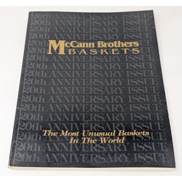 Accents | Vintage Mccann Brothers Baskets Catalog Magazine Book Art ...
